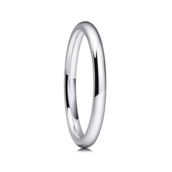 Classic Silver Stainless/Titanium Steel Rings High Polished – Findurings