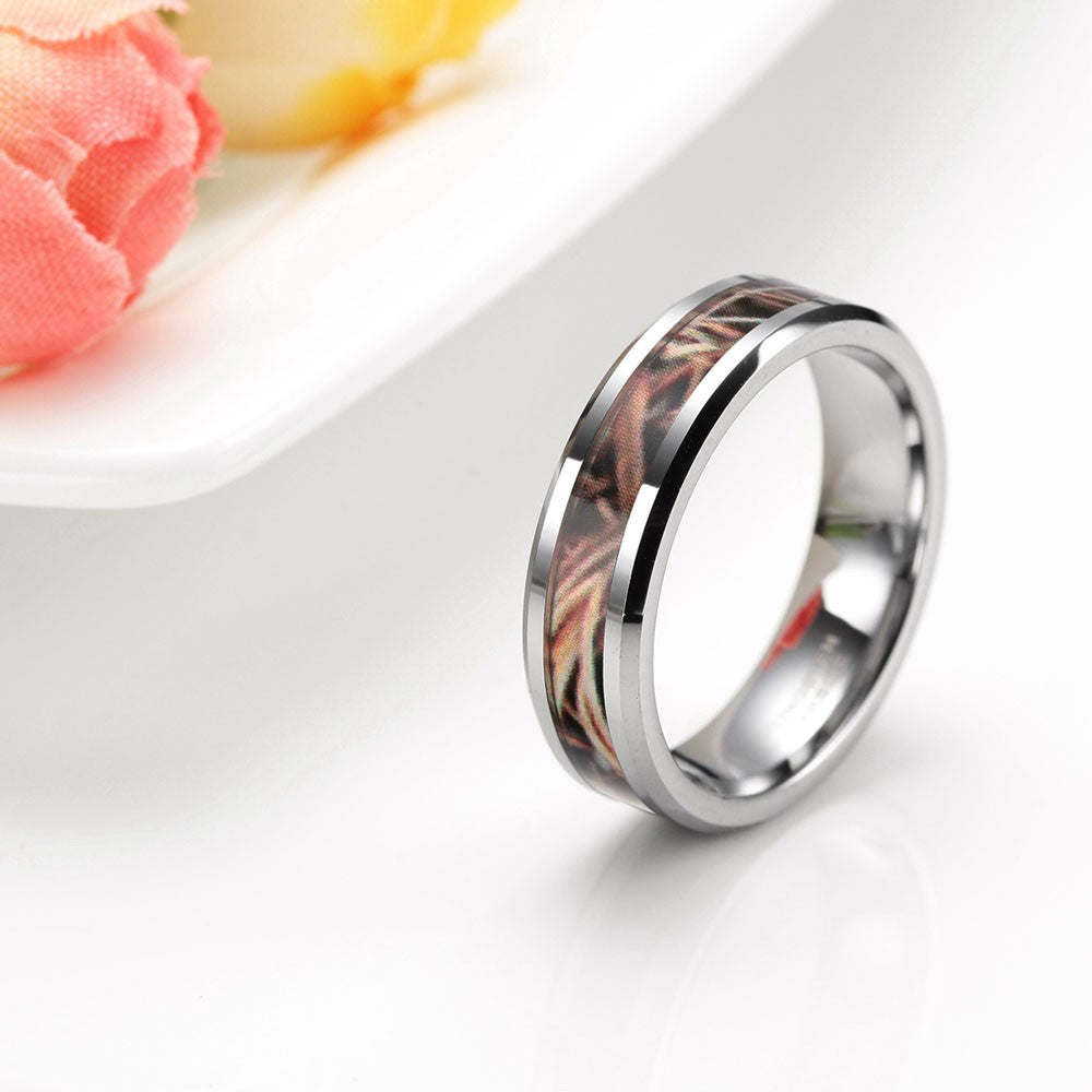 Realtree Camo Wedding Rings Hunting Tungsten Carbide Rings – Findurings