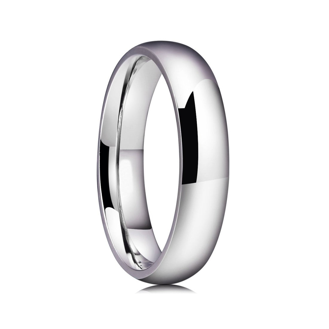 Classic Silver Stainless/Titanium Steel Rings High Polished – Findurings